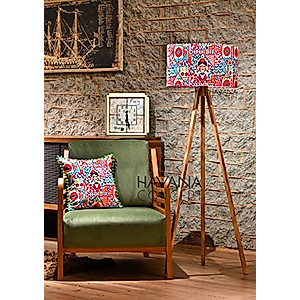 Sweet Frida Kahlo Print Upholstery Fabric, Frida Silhouettes on Majolica Faiance Fabric, Drapery Mexican Art Print Fabric by The Yard