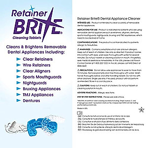 Retainer Brite Retainer brite -6 months supply- 2 boxes pack -192 tablets , 192 Count