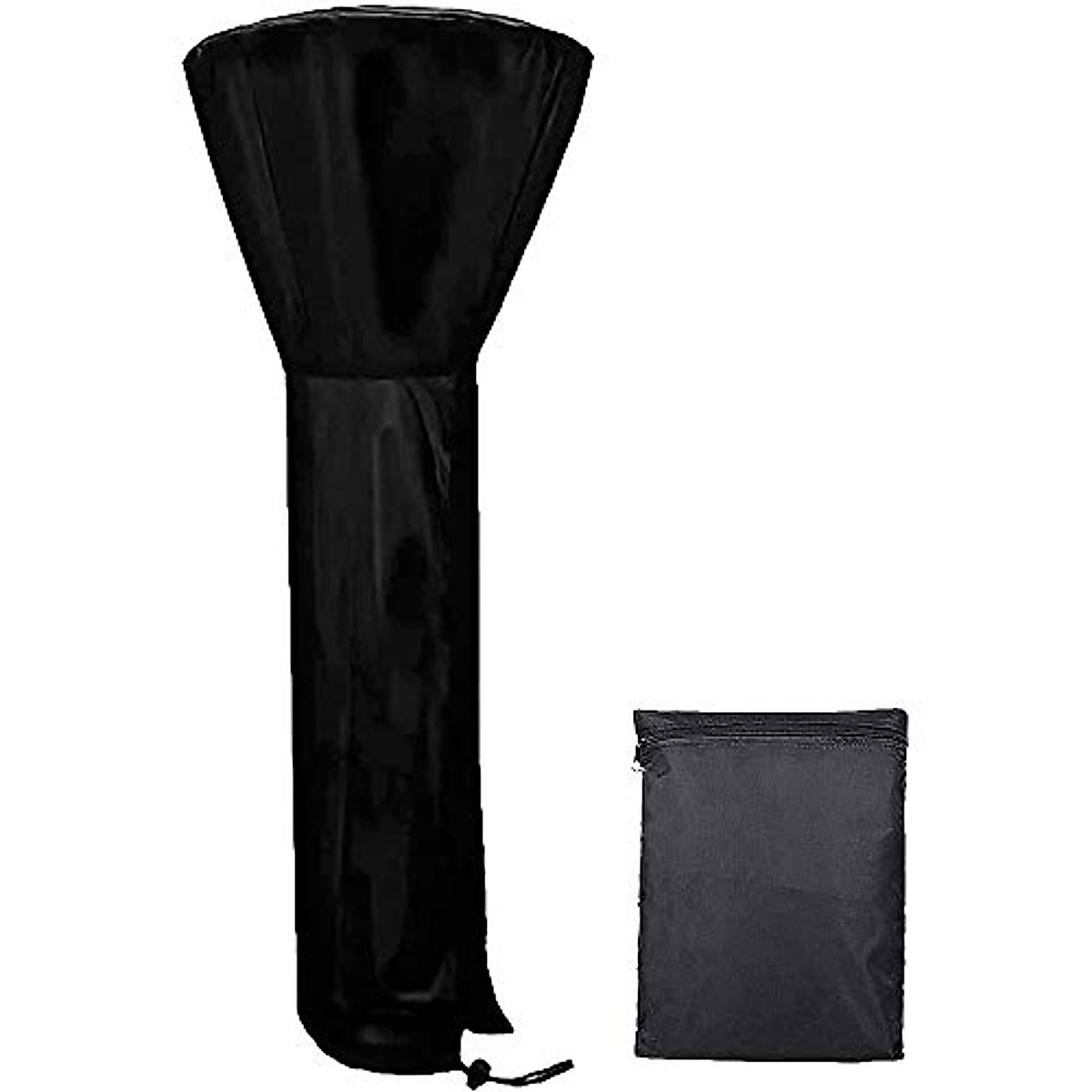 UCARE Patio Heater Cover Waterproof Round Stand Up Outdoor Electric Heater Protector Covers for Garden Veranda Round Furniture Cover Dome Heaters (86x33x19 in/ 221x85x48 cm)