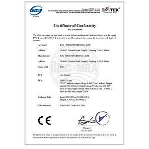 MyVolts 9V in-car Power Supply Adaptor Compatible with Zoom B1on Effects Pedal