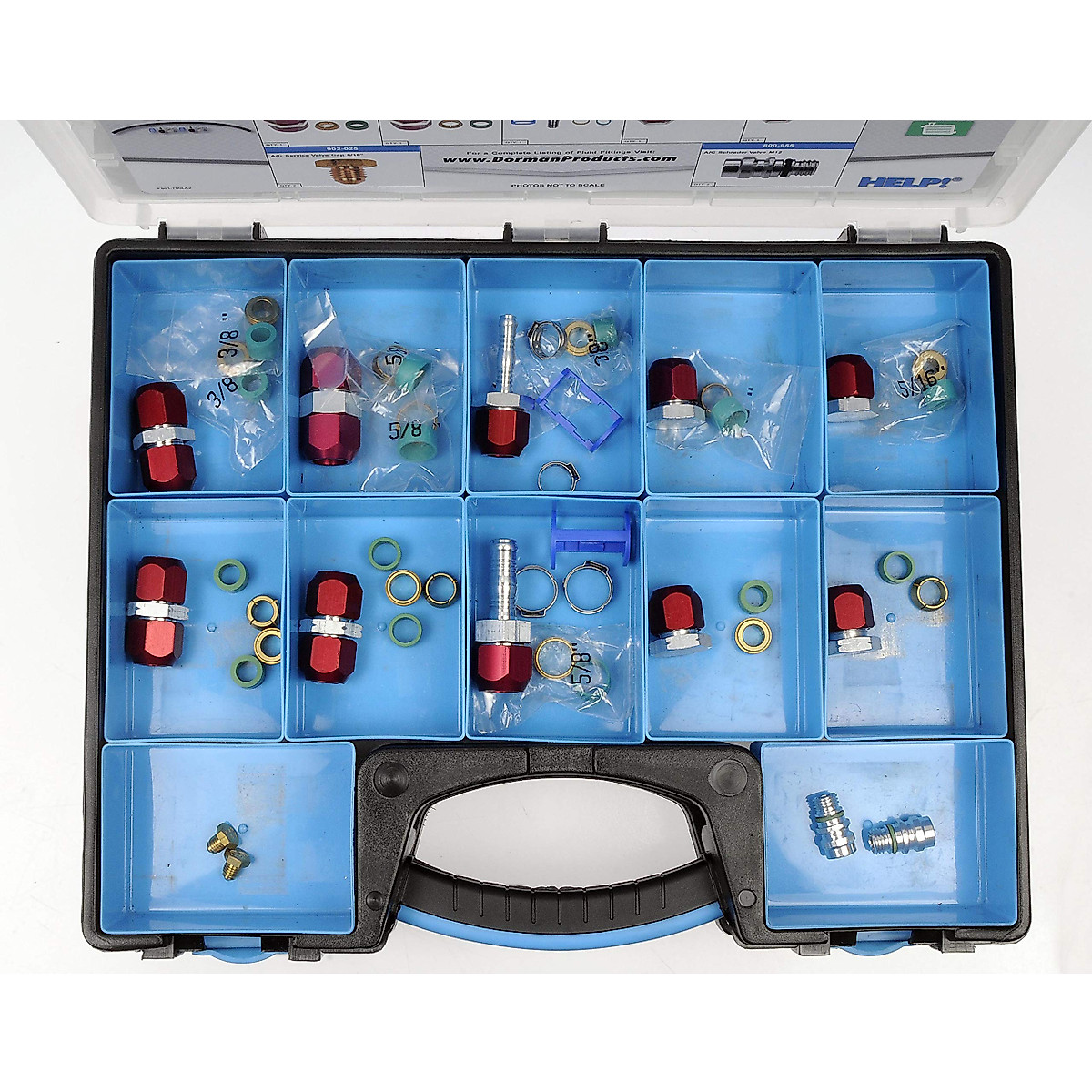 Dorman 801-700 A/C Line Repair Tech Tray, Blue