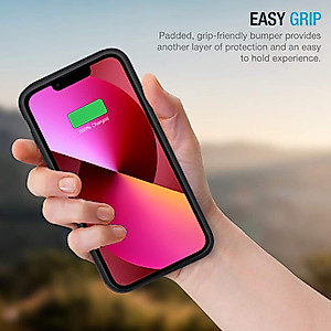 LALKONS Battery Case for013 Mini (5.4 inch) Rechargeable Extended Battery Charger Case (Black)