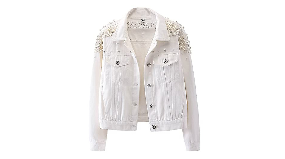 Kedera Women's Denim Jacket - Embroidered & Stylish