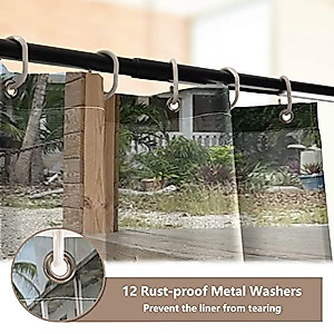 Custom Shower Curtain Set with Rugs,Custom Bathroom Shower Curtain Set 4 Piece Memory Foam Toilet Lid Cover Non-Slip Bath Mat Waterproof Shower Curtain with 12 Hooks for Bathroom 66" x 72"