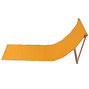 plplaaoo Beach Lounge Chairs,Chaise Lounge Outdoor,Patio Lounge Chairs, Folding Lounge Chair,Beach Lounge Chair Portable Reclining Mat Lounge for Outdoor Vacation Travel Trip(Yellow)