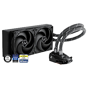 ARCTIC Liquid Freezer II 240 - Multi Compatible CPU AIO Water Cooler, Compatible with Intel & AMD, Efficient PWM Controlled Pump, CPU Cooler, AIO Cooler, CPU Liquid Cooler - Black
