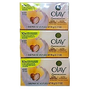 Olay Ultra Moisture Shea Butter Beauty Bar 3.17 oz (3 Bars)