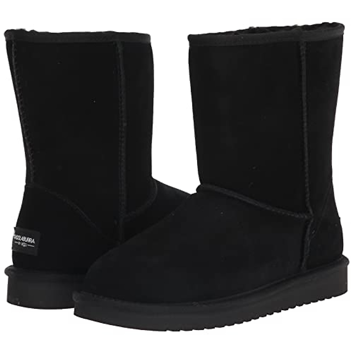 Koolaburra by UGG womens koola-Short Fashion Boot, Black, 8 US