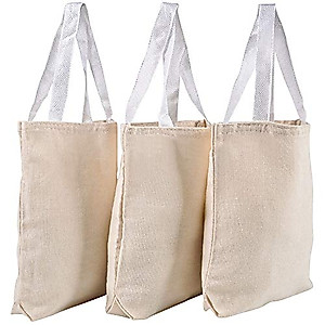 Rhode Island Novelty 8.75 Inch Canvas Tote Bags Set of 12