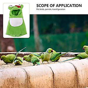 Thermal Hoodie Pet Birds Parrot Clothes Dressing Costume Hoodie for Party Pet Shows Cosplay Warm Supplies