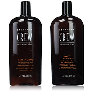 American Crew Men's Daily Shampoo & Conditioner Duo 33.8 Fluid Ounce