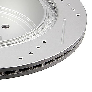 ALEGE Rear 2Pcs Brake Rotors Fit for Nissan for Quest Mini Passenger Van 2004-2009 2011-2017 for Nissan for Pathfinder Sport Utility 2013-2017