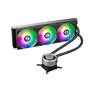Lian Li GA-360B Galahad AIO 360 RGB Black CPU Liquid Cooler - GA360B.01 (with LGA 1700 Bracket) GA-360B BLACK