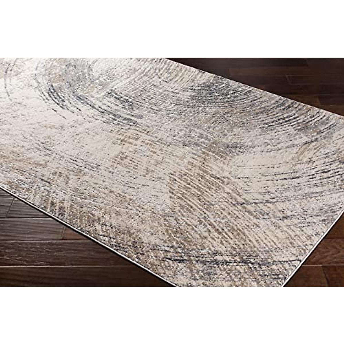 Mark&Day Area Rugs, 8x10 Pontoise Modern Charcoal Area Rug Gray Brown Cream Carpet for Living Room, Bedroom or Kitchen (7'10" x 10'2")