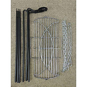 Rome Products Tri-Pod Grill, One Size, Gray