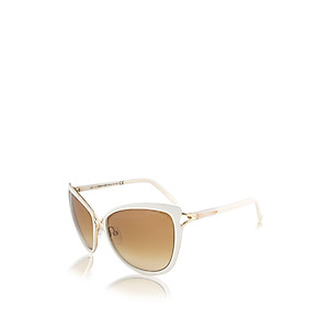 Tom Ford Celia Sunglasses, Ivory/Gold, 59-17-130