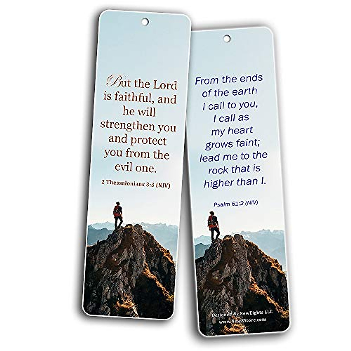 Powerful Scriptures for Protection Safety Bookmark Cards NIV (60-Pack) - oronavirus Protection Bible Promises - Stay Home Stay Safe - Keep Calm Trust God - Christian Encouragement Gifts for Men Women