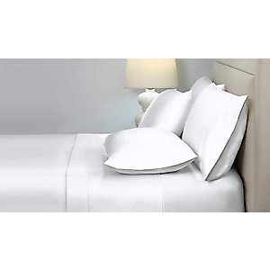 Kirkland Signature 680 Thread Count Sheet Set (Queen, White)