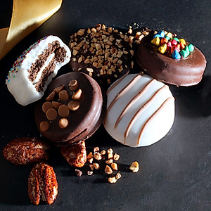 Cookie Gift Basket - Happy Birthday Cookies - Gourmet Cookies Gift - Birthday Food Gift Box, for men women - Kosher Vegan Prime