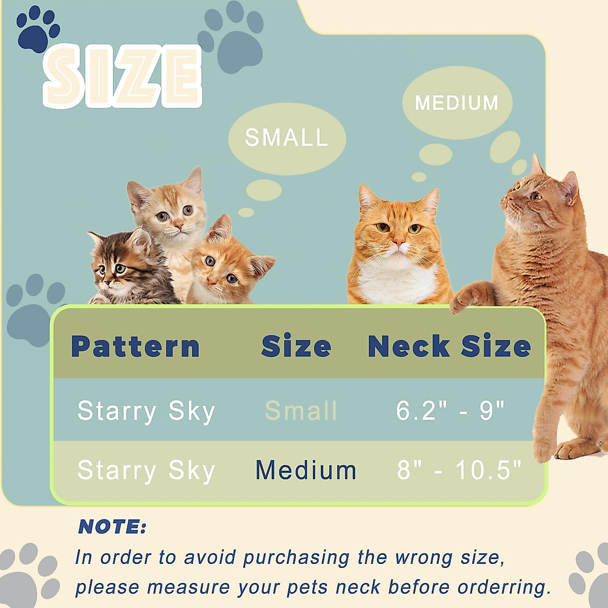 Mechpia Cat Cone Collar Soft, Cat Recovery Collar to Stop Licking, Protective Cat Neck Cone After Surgery for Small Medium Cats Kittens