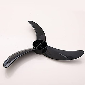Zaldita Plastic Fan Blade Replacement for Standing Pedestal Fan Table Fanner General Accessories with Nut Cover Type K 18 Inch