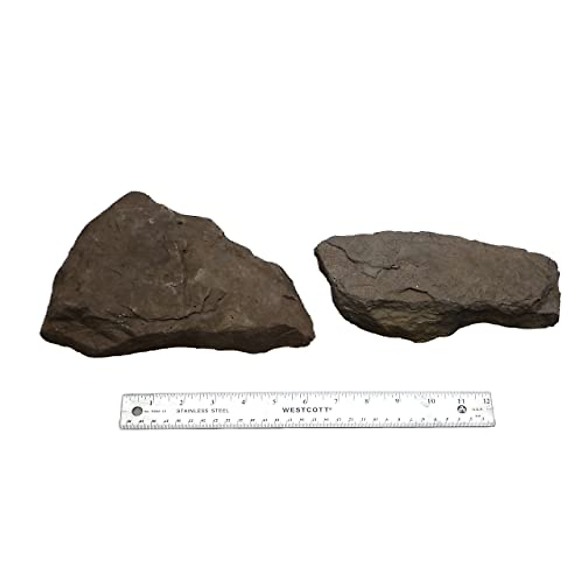 Carolina Custom Cages Natural Habitat Rocks, Deep Maroon, Medium Size Pair