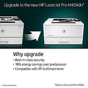 HP LaserJet Pro M402dn Laser Printer with Built-in Ethernet & Double-Sided Printing, Amazon Dash replenishment ready (C5F94A), A4