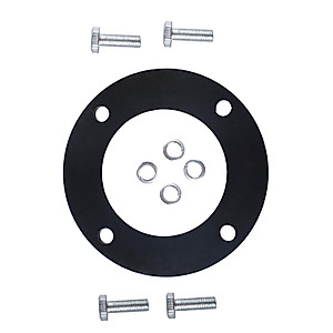 Deck Spindle Reinforcement Ring with Bolts for John Deere D100 D110 D120 D130 D140 D160 L100 L110 L120 L130 LA105 LA165 X110 X120 X140 Mower, 3/16" Plate Steel Mower Deck Repair Ring Parts 2 Sets