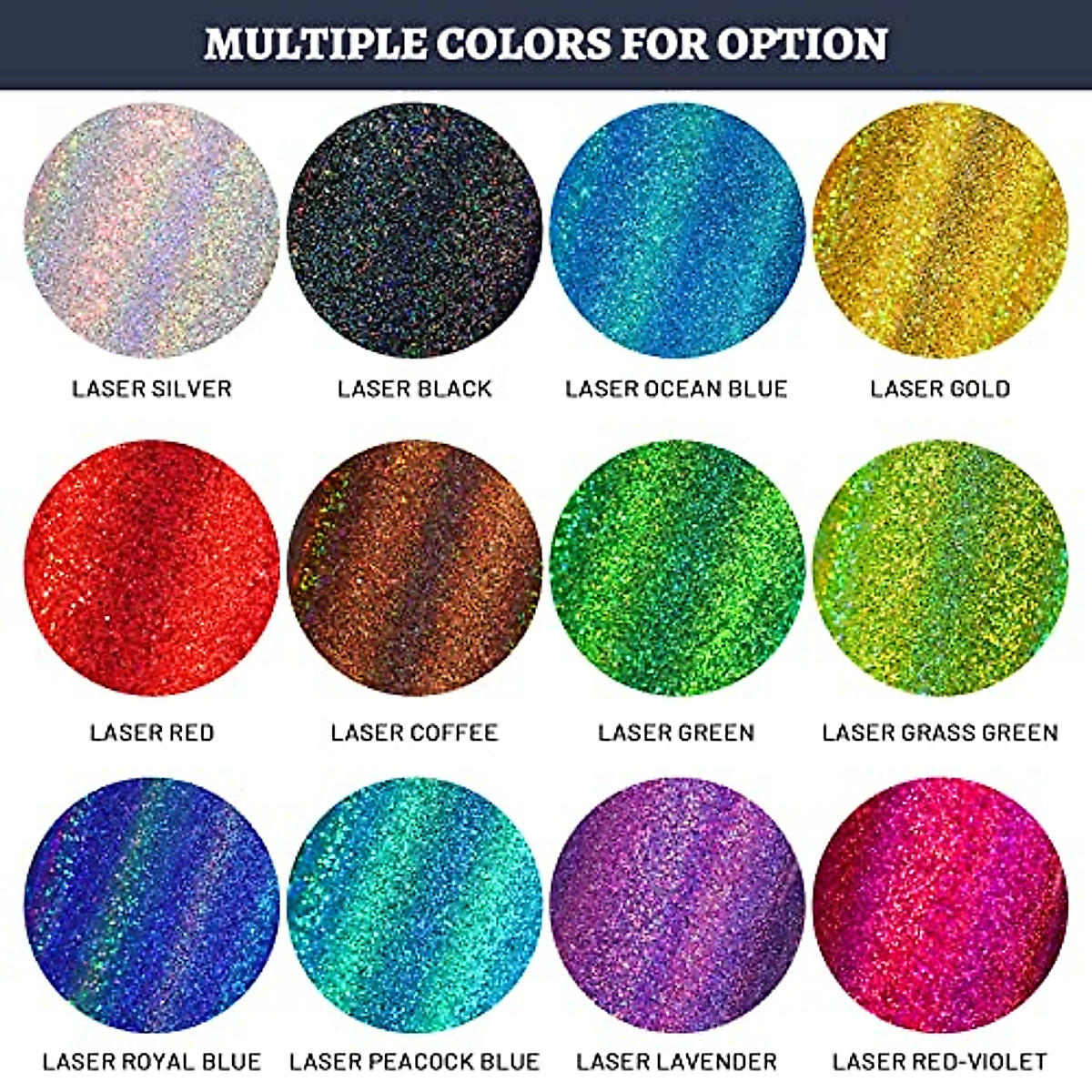 Holographic Ultra Fine Glitter, 180G/6.35OZ Resin Glitter Powder Sequins Flakes, 1/128" Metallic Iridescent Glitter for Resin Tumblers Art Crafts, Hair Face Body Nail Glitter, LEOBRO Gold Glitter