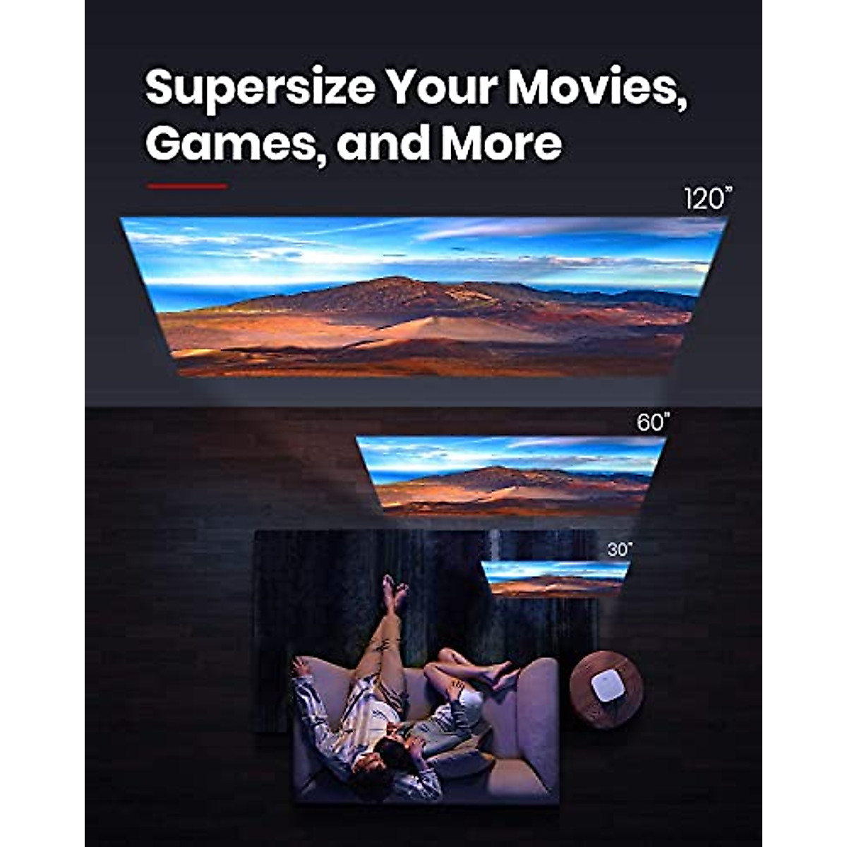 Anker Nebula Solar FHD 1080p Projector with Official Carry Case