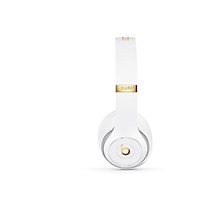Beats by Dr. Dre Studio 3 Wireless Over-Ear Headphones with Built-in Mic - White (Renewed)