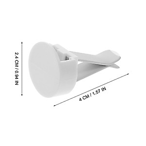 Veemoon 100pcs Air Outlet Clip Automatic Air Accessories Vent Clip for Home Car Vent