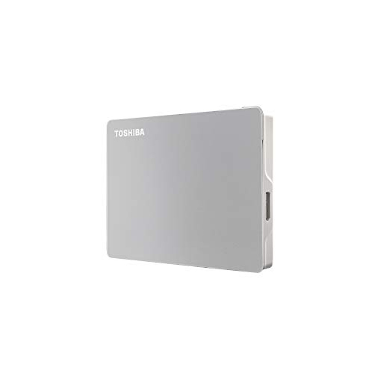 Toshiba Canvio Flex 4TB Portable External Hard Drive USB-C USB 3.0, Silver for PC, Mac, & Tablet - HDTX140XSCCA
