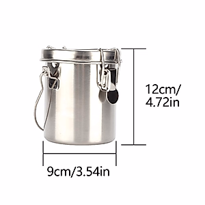 Leopacat Paint Brush Washing Bucket, Steel Leak Proof Washer Artist Cleaning Airtight Bucket with Removable Filter Screen Double Dipper Container for Student Painter Acrylic Oil Watercolor Painting