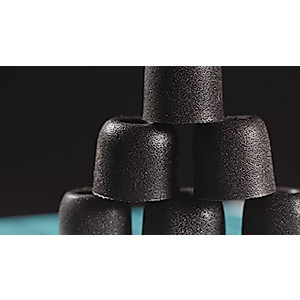 Dekoni Audio Premium Memory Foam Isolation Earphone Tips black - 3mm, 3 pack SM, MED, LRG