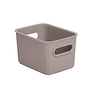 Tatay Baobab Multi-purpose Small Storage Basket with Capacity for 1.5 Litres, Taupe, 12.8 x 16.7 x 10