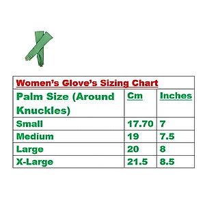 "NA" Women's Genuine Sheep Leather Unlined Long Opera Elbow Length Evening Party Dress Gloves (50-52 cm) by LEATHER CANADA (Green, Large)