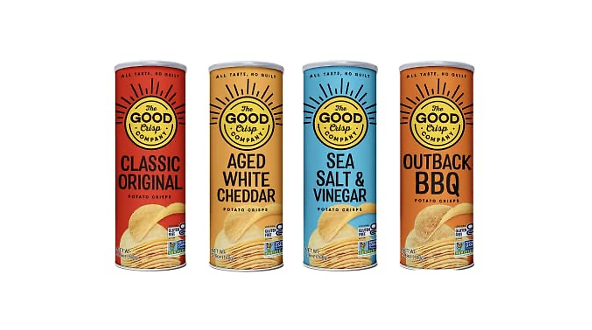 The Good Crisp Company Potato Chips Variety Pack | Gluten Free