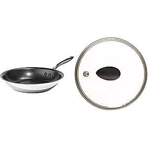 Ozeri 12" Stainless Steel Earth Pan and Lid Set with ETERNA, a 100% PFOA and APEO-Free Non-Stick Coating