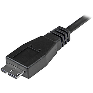 StarTech.com USB C to Micro USB Cable 0.5m - USB 3.1 Type C to Micro USB Type B Cable - Micro USB 3.1 to USB-C - Thunderbolt 3 Compatible (USB31CUB50CM)