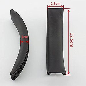 Studio1.0 Replacement Top Headband Foam Cushion Pad Repair Parts Compatible with Beats Studio 1.0 Studio1 (1st Gen) Wired Studio1.0 Wireless Over-Ear Headphone(Black)