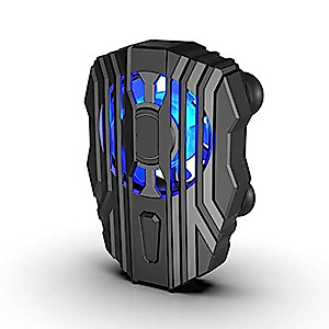 TJLSS Mobile Phone Radiator Gaming Universal Phone Cooler Portable Cooling Fan Holder Stand Fan Case Power Gamepad