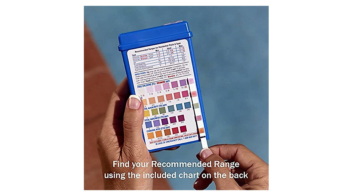 HTH 6-Way Test Strips for Clean Swimming Pools