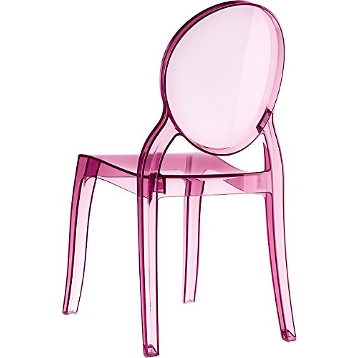 Compamia Elizabeth Polycarbonate Patio Dining Chair in Pink (Set of 2)