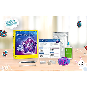 luvinkiddoll 3D String Art Crafts for Kids DIY LED Star Lantern Arts and Crafts for Kids Ages 8-12 Gifts for Girls and Boys 8, 9, 10, 11, 12 Year Old