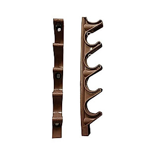 SUQ I OME Replacement Chaise Lounge Bracket Multi Position Adjustable Reclining Brace Heavy Duty Screwed or Riveted Joint Girder Convertible Outdoor Patio Furniture Durable(5 Position, Brown)