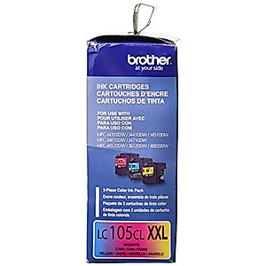 Brother International LC1053PKS 3 Pack LC105C M Y
