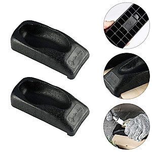 Hemoton 2Pcs Oyster seat Oyster Opener Holder Oyster Plate Oyster Shucking Tool Oyster Shucking Clamps Oyster Platter Oyster Shucker l Brackets Heavy Duty Oyster Clamp Peeler Seafood PVC