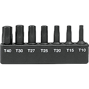 Makita A-96615 Impactx 7 Piece Torx 1″ Insert Bit Set