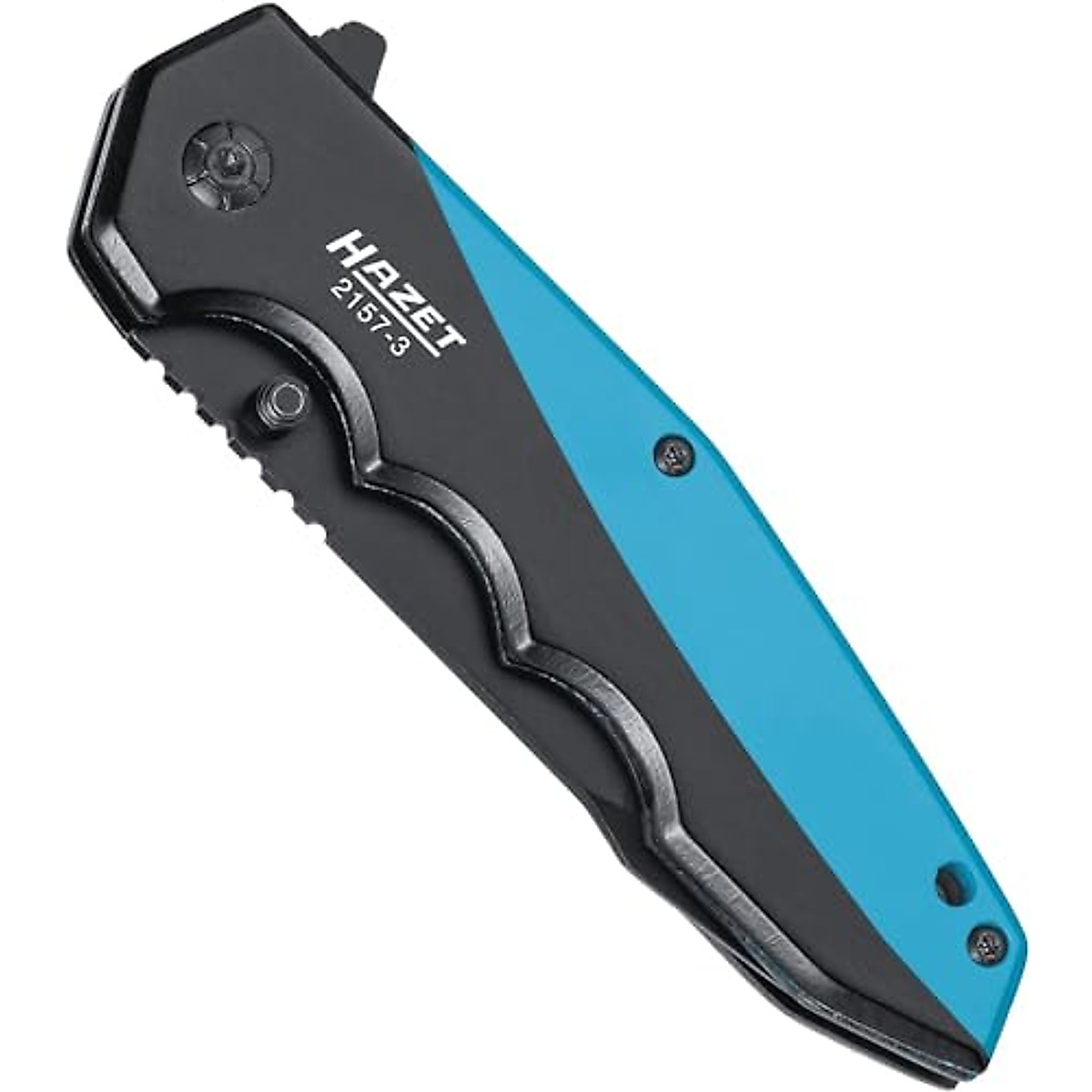 Hazet 2157-3 Pocket Knife with Aluminum Handle